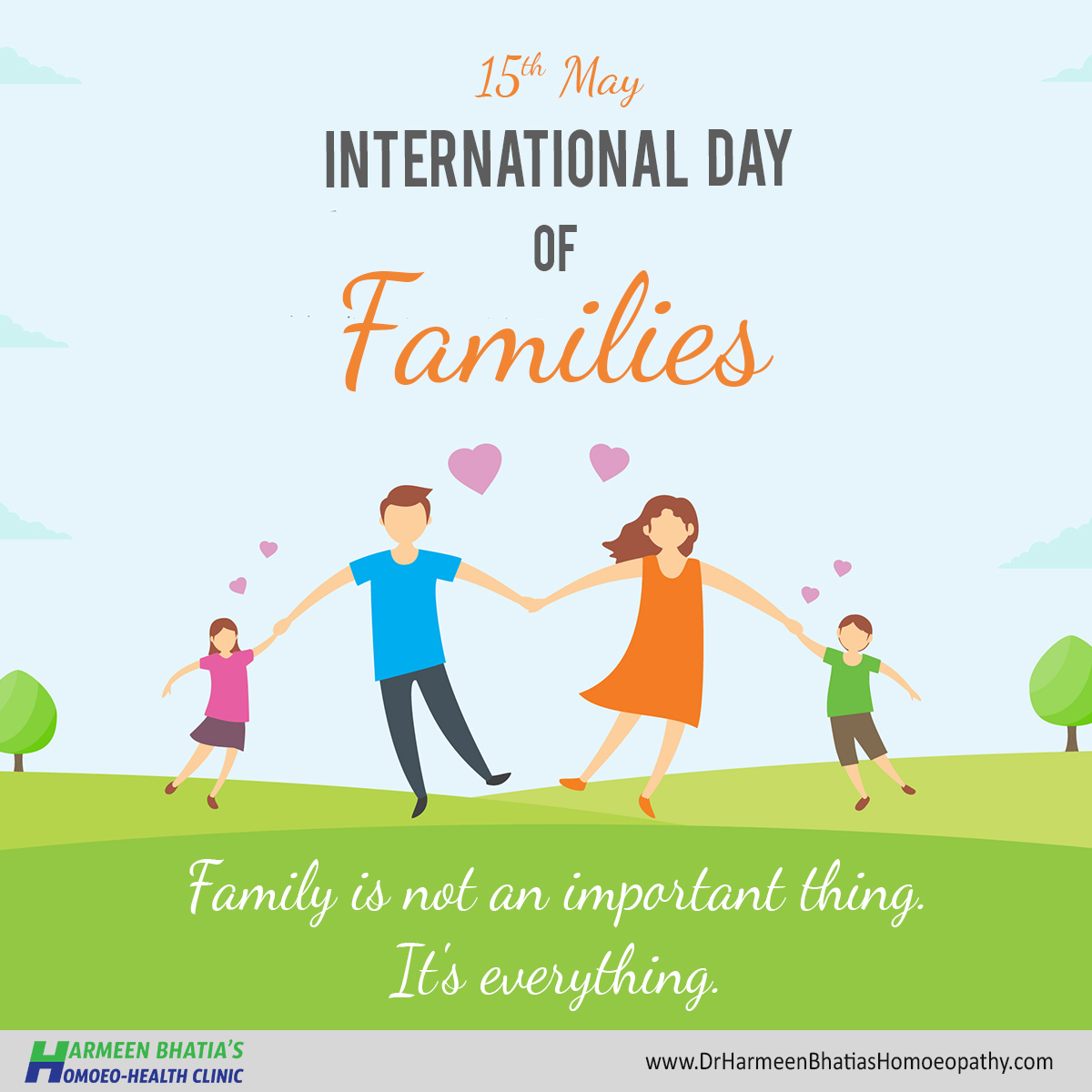 15th May - International day of families | Dr. Harmeen Bhatia